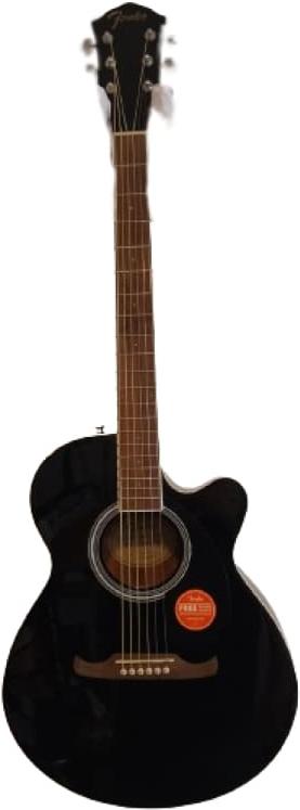 Hawamusical - Acoustic Guitar-black-fender. Instrument
