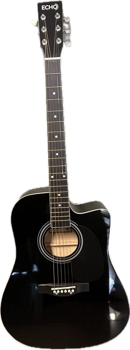 Music - Acoustic Guitar- with Equalizer-black -echo – Hawamusical